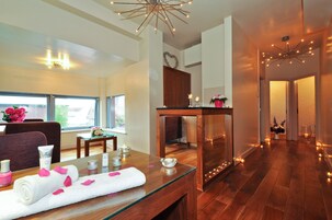 Tratamentos corporais, aromaterapia, massagens de pedras quentes 