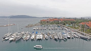 Vista para a praia ou o mar