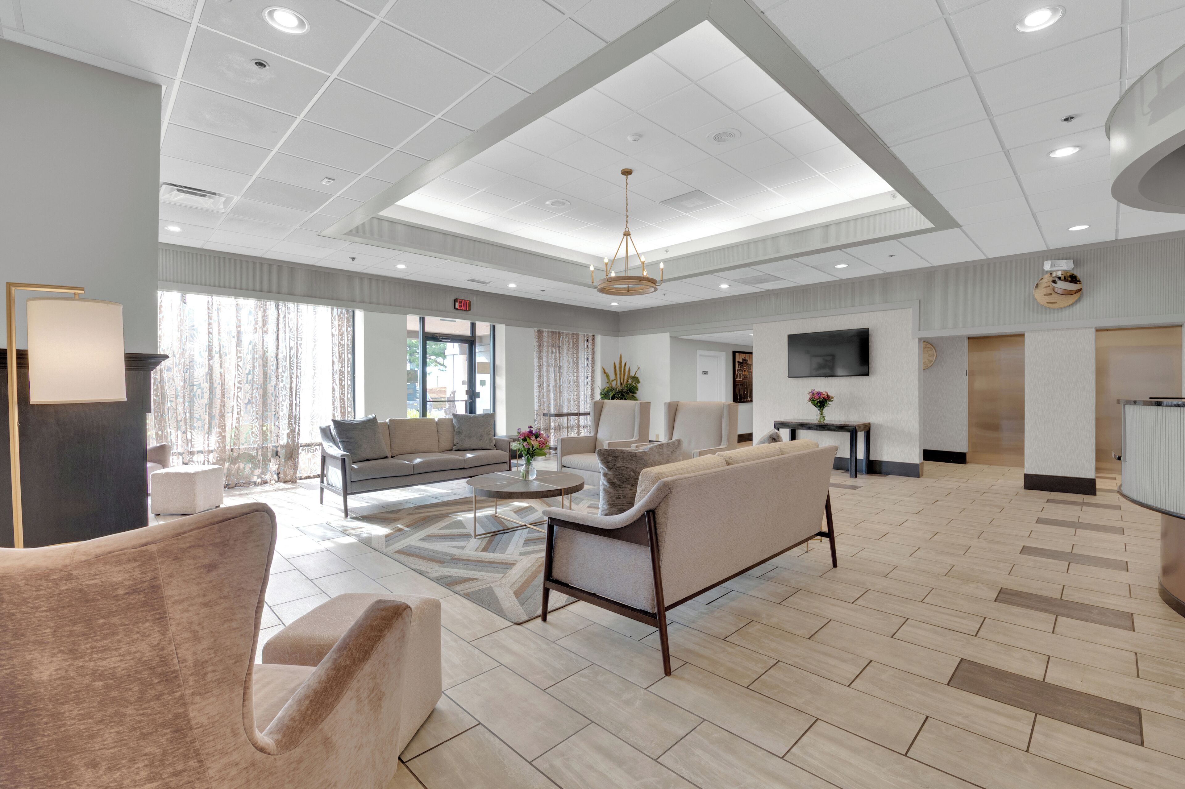 Sala de estar do lobby