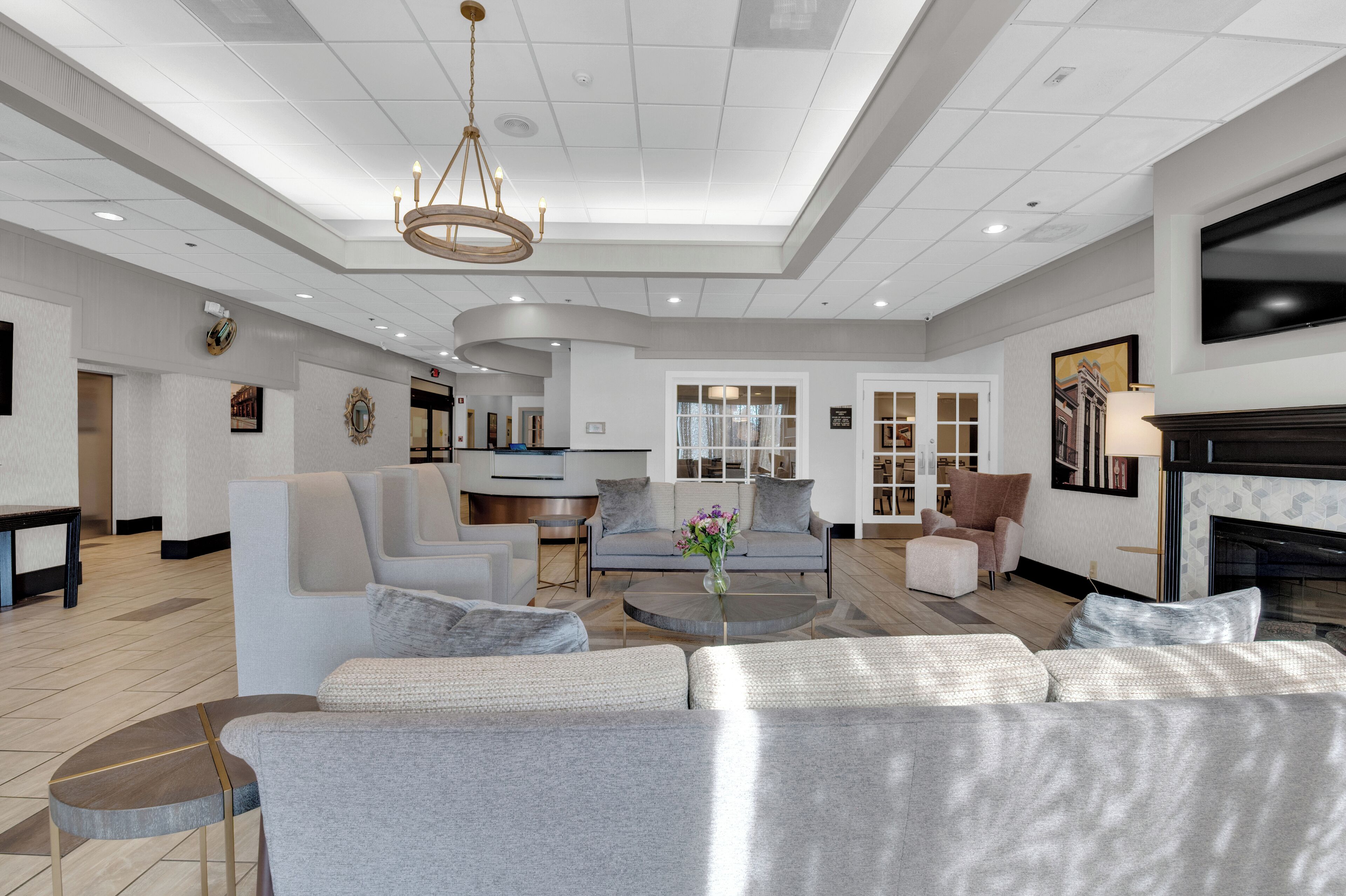 Sala de estar do lobby