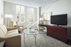 Suíte executiva (Loft) | 1 quarto, roupas de cama premium, edredons de pluma