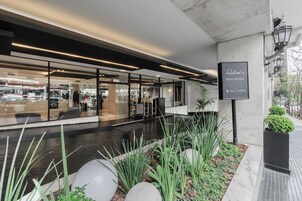 Entrada do alojamento