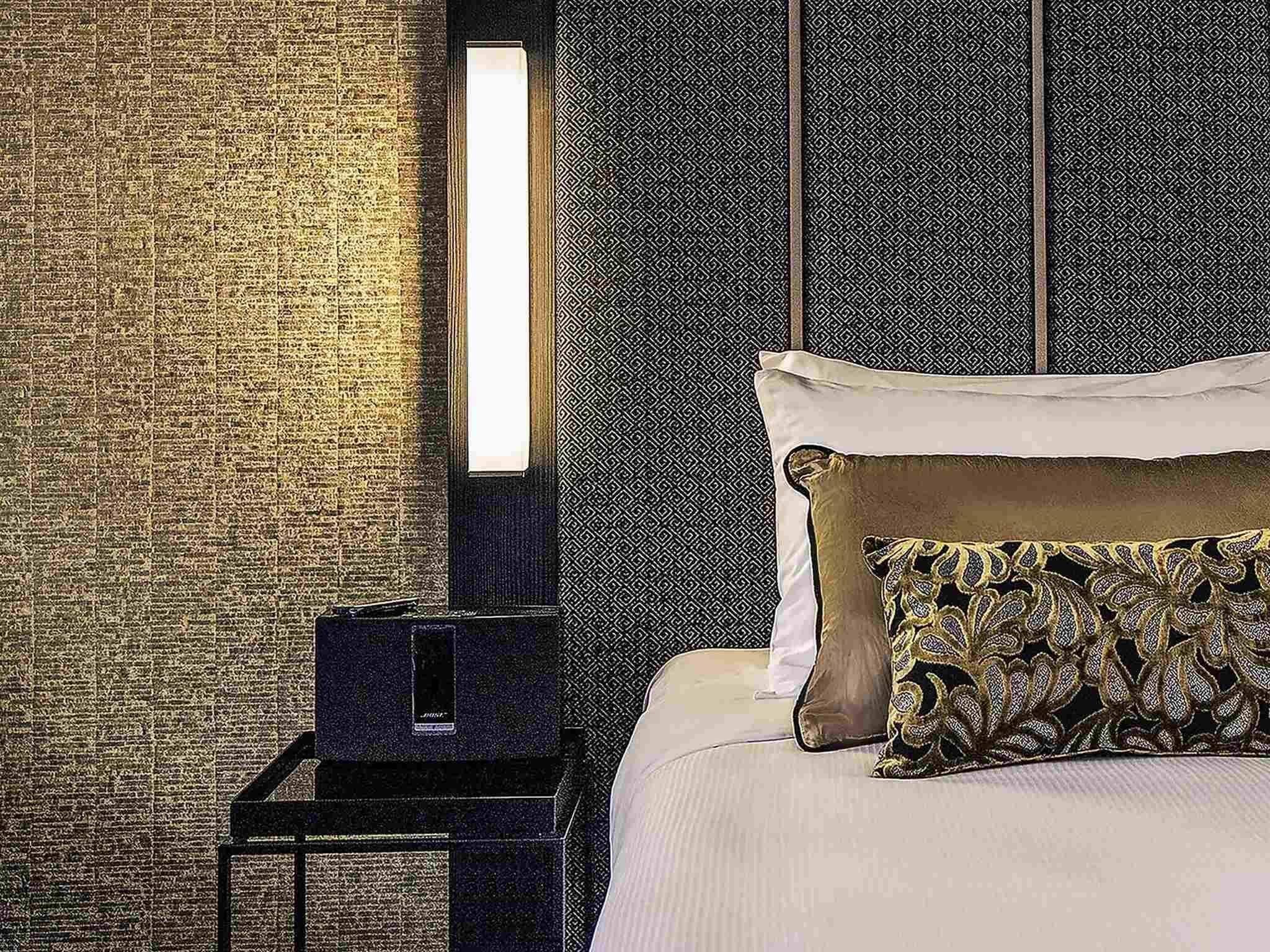 Quarto Twin Deluxe, 2 camas individuais | Roupa de alta qualidade, camas de colchão Select Comfort 