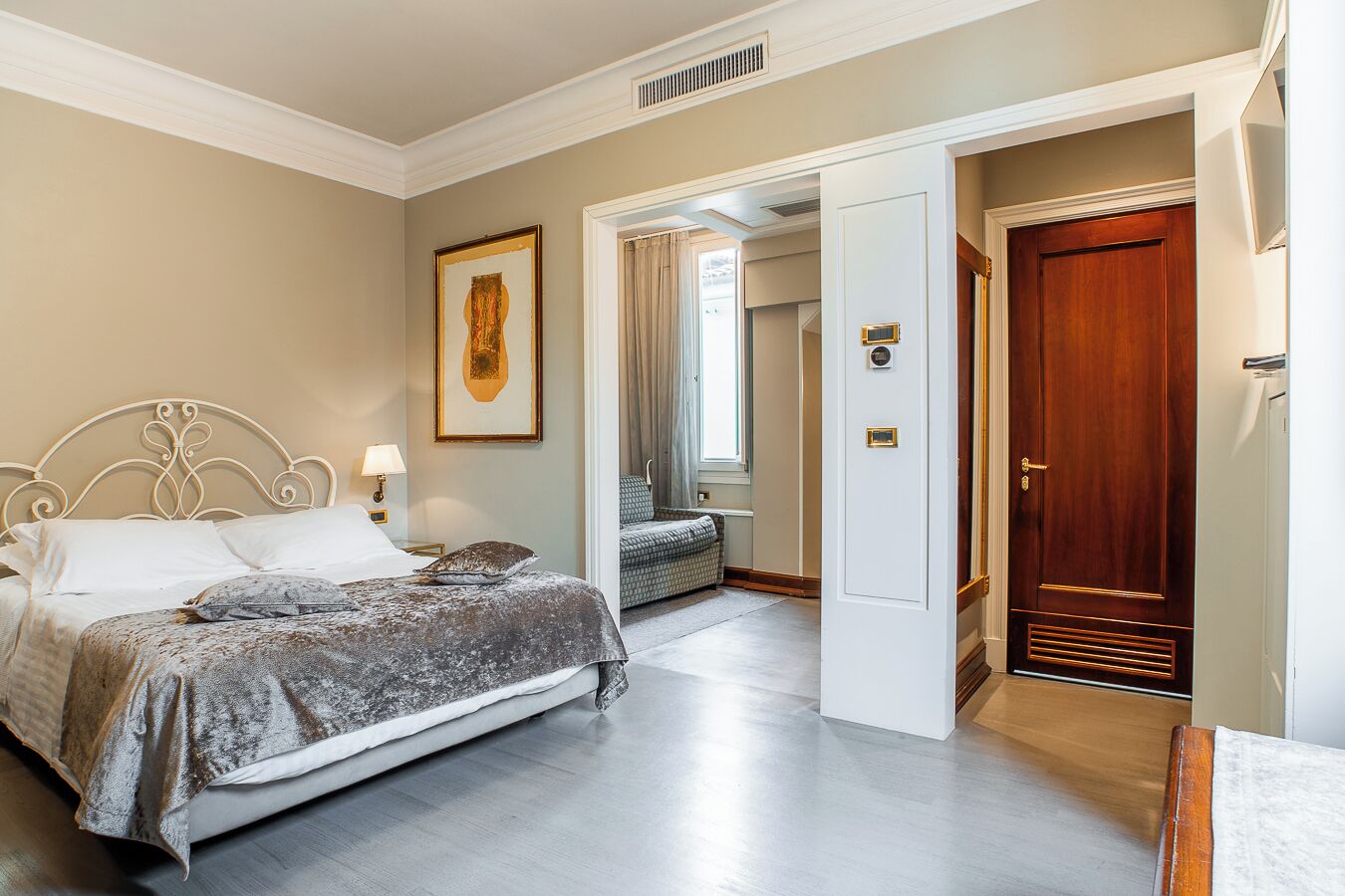 Suite Deluxe (La Romantica) | Roupa hipoalergénica, cofre no quarto, cortinas/cortinados opacos 