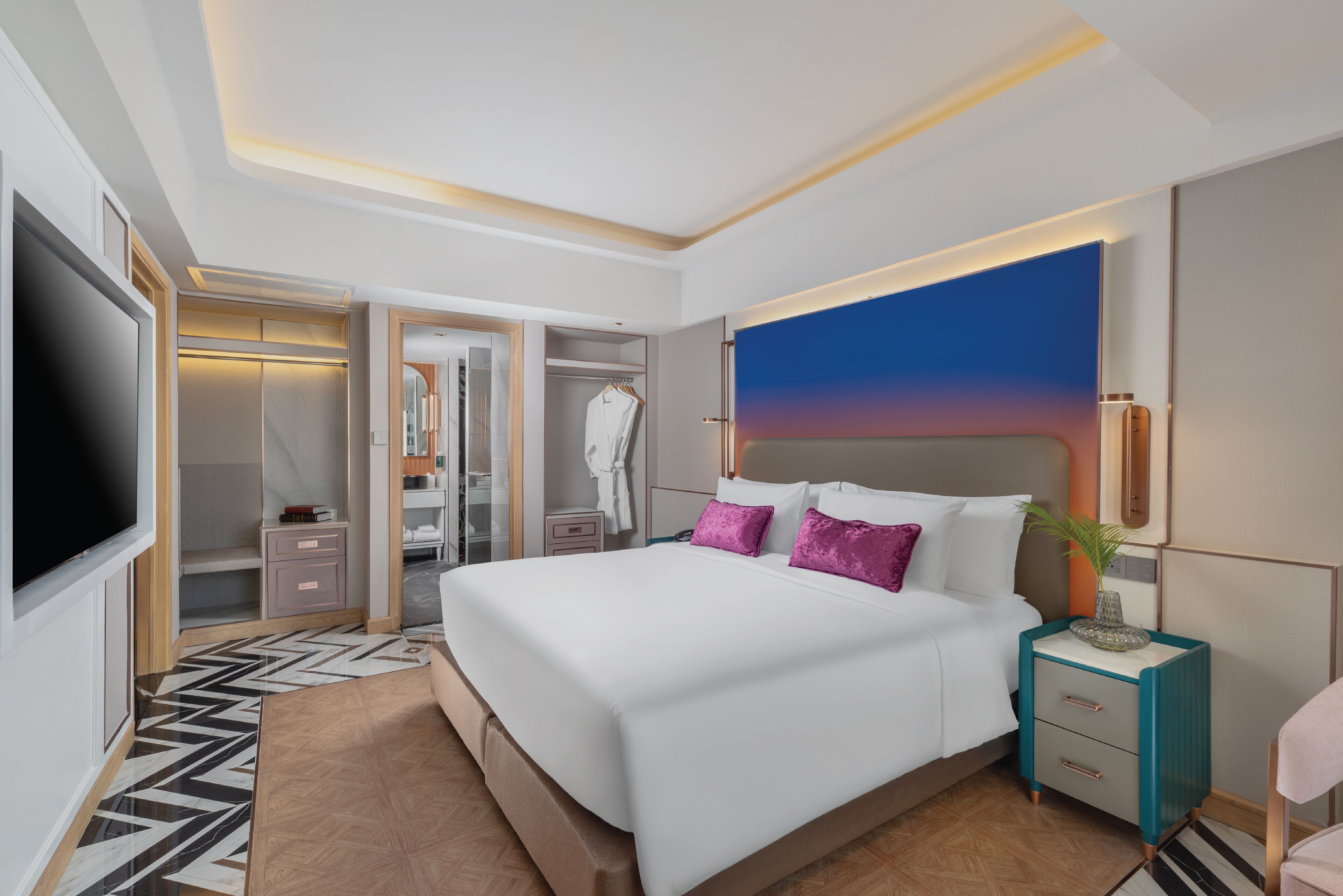 Pipa Suite with club privileges | Roupas de cama premium, edredons de pluma, frigobar, cofres nos quartos