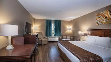 Quarto Standard, 1 cama king-size | Roupa de alta qualidade, edredões de penas, Wi-fi grátis