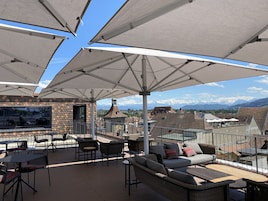 Terraço no piso superior