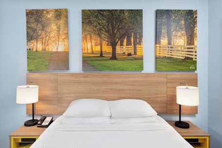 Suite, 1 cama king-size, não fumadores (Pet-friendly) | SecretÔria, ferro/tÔbua de engomar, Wi-fi grÔtis . Days Inn & Suites by Wyndham Siler City