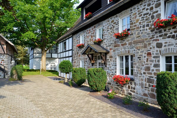 Entrada do alojamento