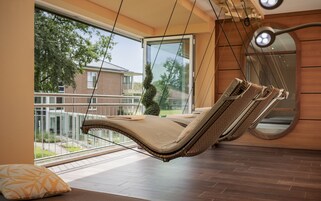 Sauna seca, banheira de hidromassagem, sauna a vapor