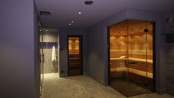Sauna, banho turco, massagens