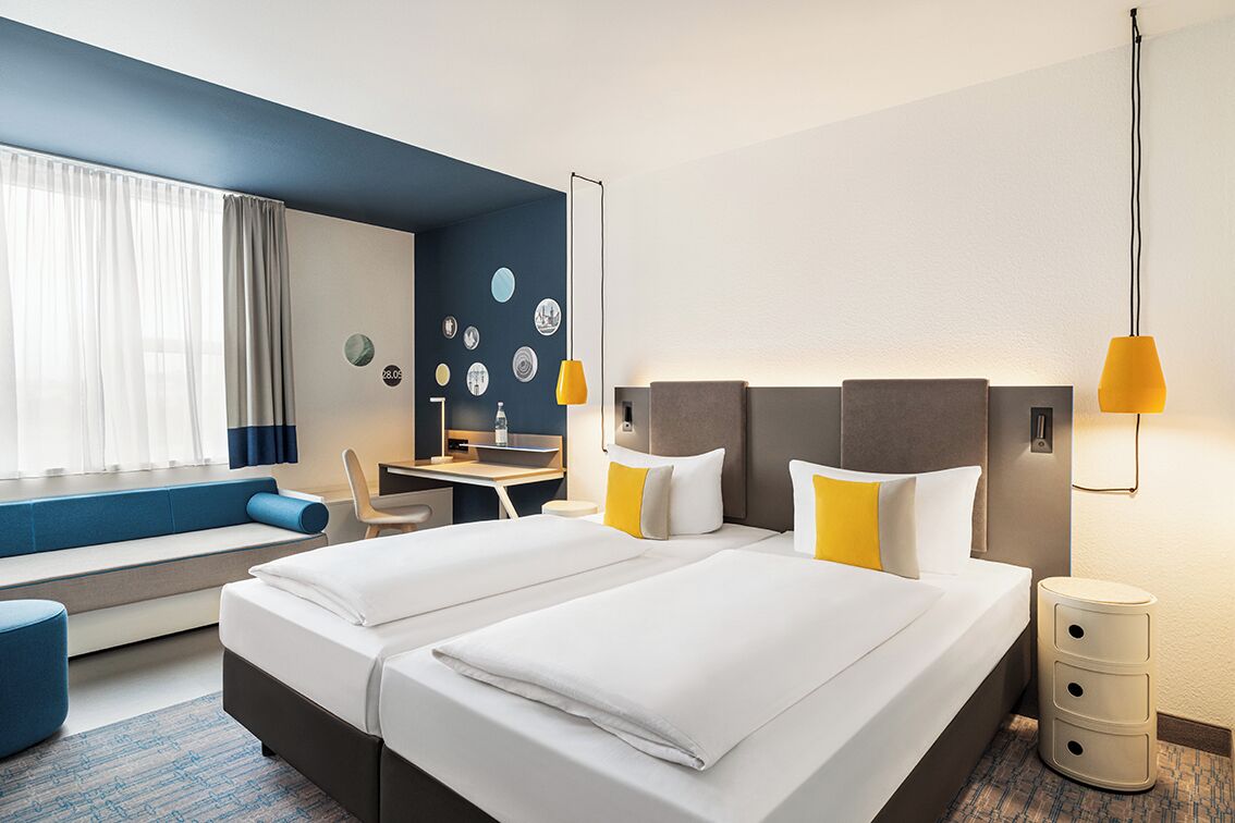 Quarto, 1 cama king-size (Lounge) | Roupa hipoalergénica, com decoração personalizada 