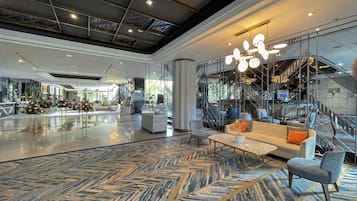 Sala de estar do lobby