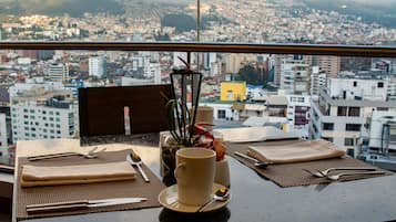 Vista para a cidade desde o alojamento