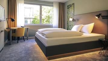 1 quarto, roupa hipoalergénica, minibar, cofre no quarto