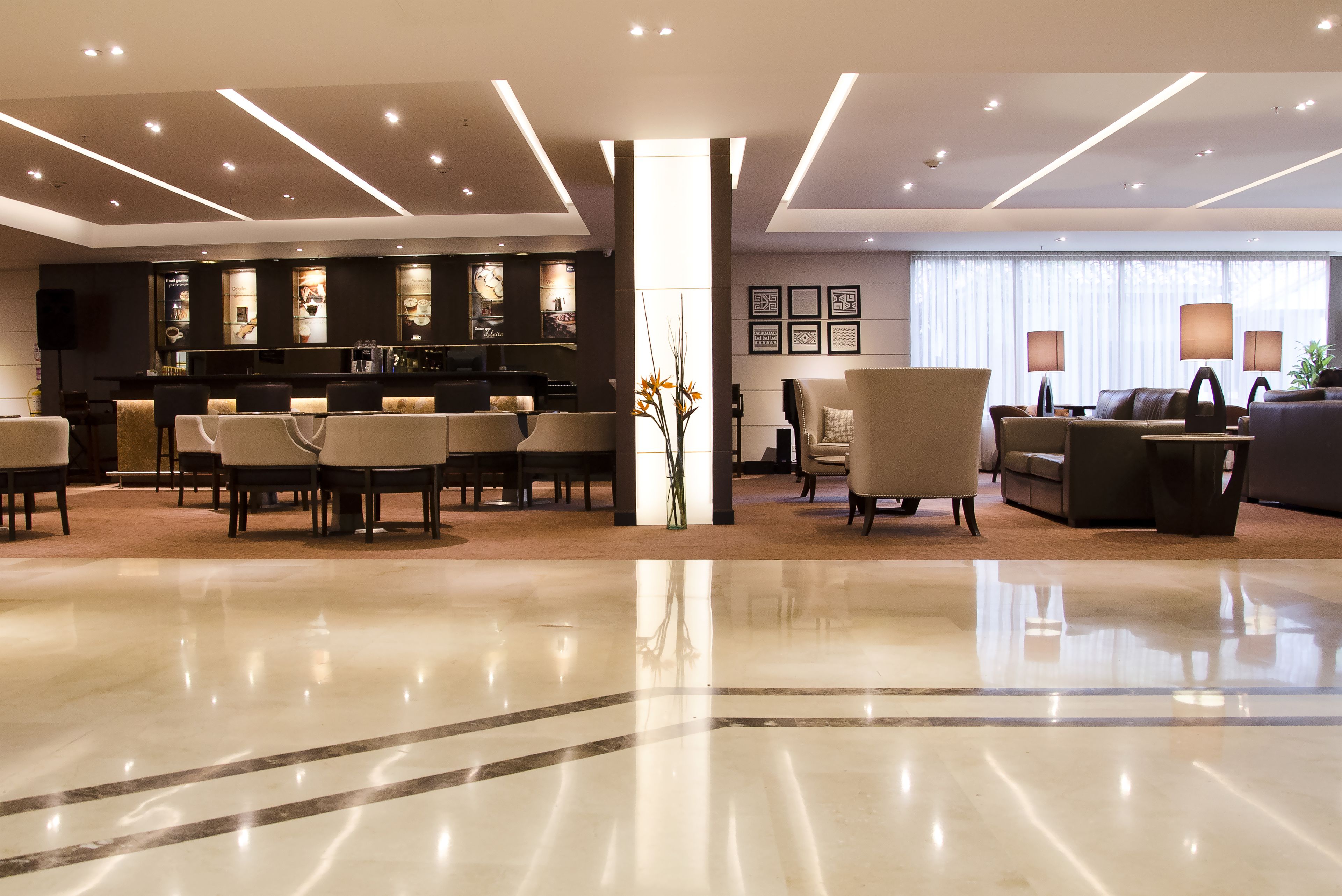 Sala de estar do lobby