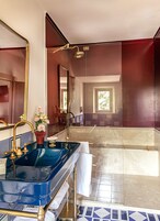 Quarto luxo | Lençóis italianos Frette, roupas de cama premium, edredons de pluma