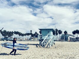 Na praia, toalhas de praia 