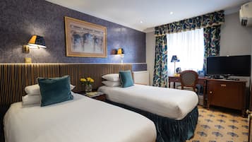 Quarto Duplo ou Twin Superior | Roupa de alta qualidade, camas de colchão Select Comfort, minibar