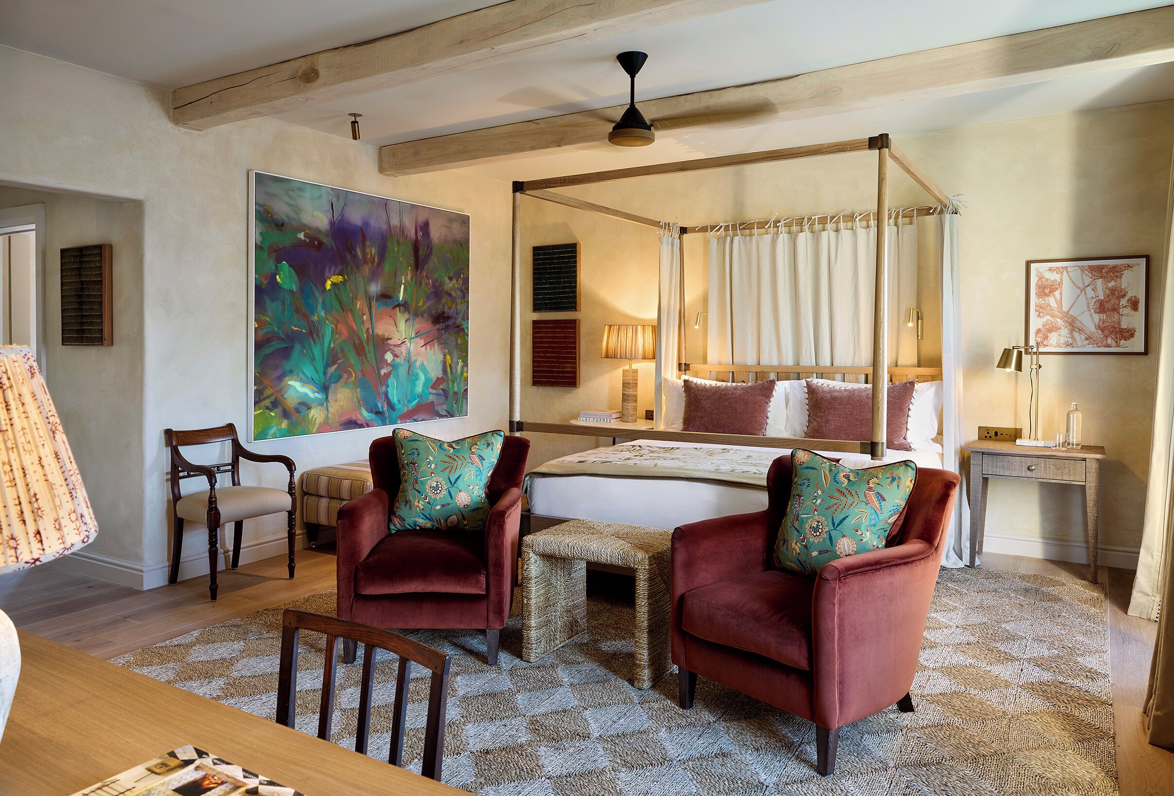Villa | Roupa de alta qualidade, minibar, cofre no quarto, secretária 