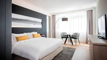 Quarto standard | Frigobar, cofres nos quartos, escrivaninha, quartos à prova de som