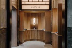 Quiosque de check-in/check-out