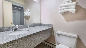 Artigos de higiene pessoal grátis, um secador de cabelo