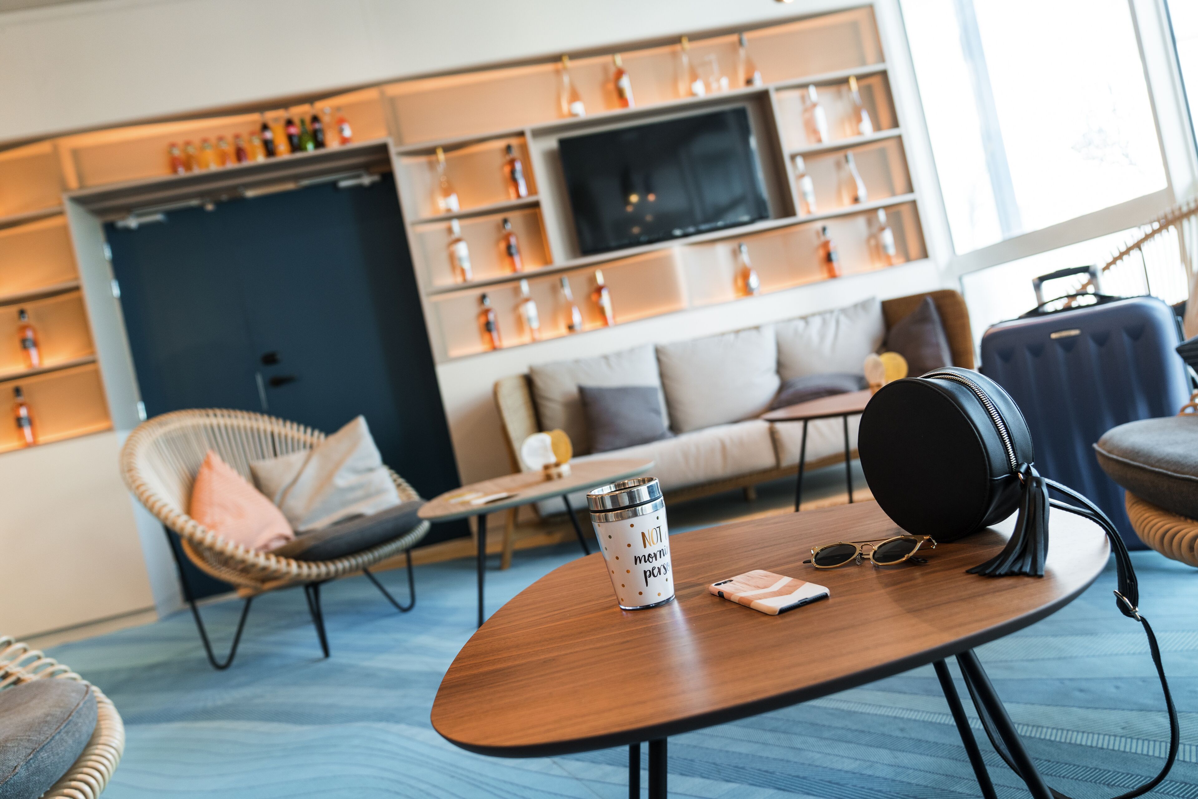 Sala de estar do lobby