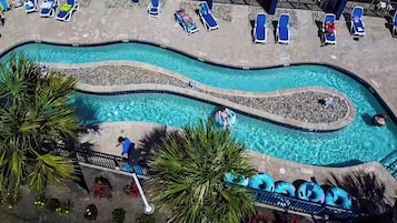 2 piscinas exteriores, espreguiçadeiras