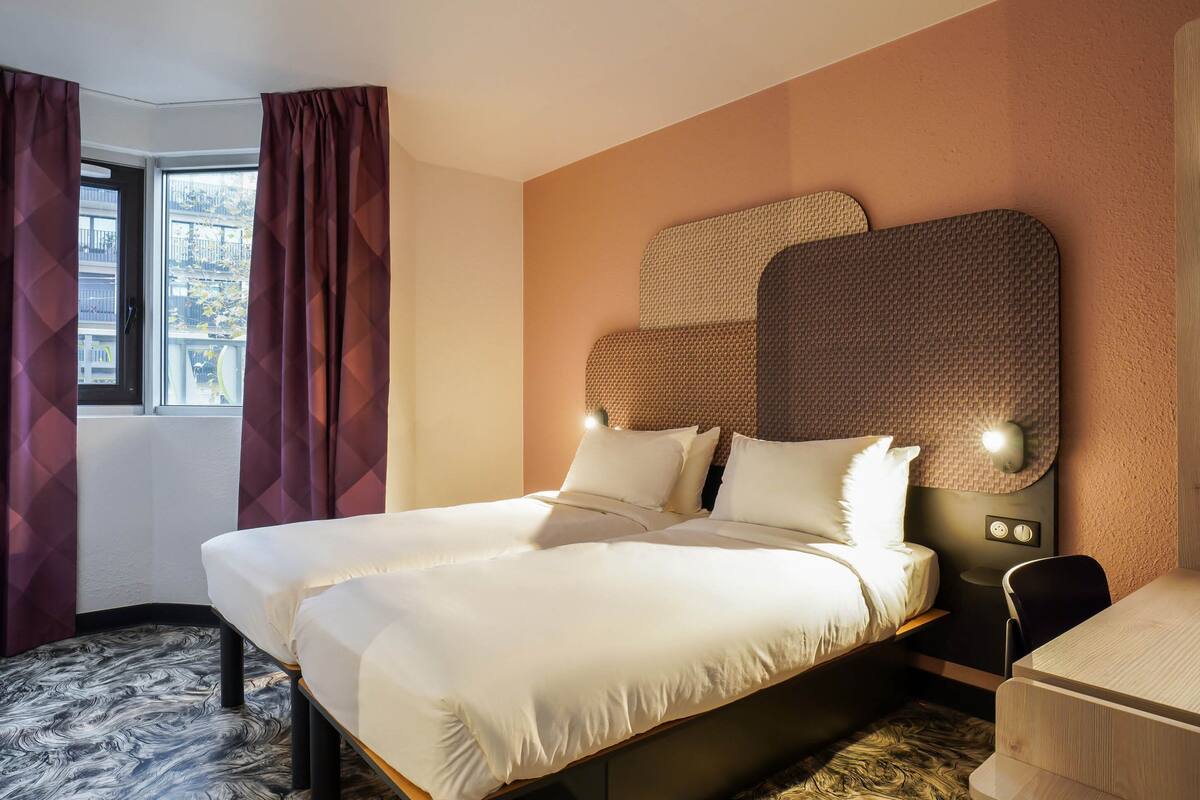 Quarto Twin | Secretária, quartos insonorizados, Wi-fi grátis 