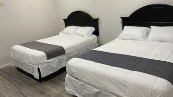 Quarto Duplo Standard | Lençóis de algodão egípcio, roupa de alta qualidade, secretária