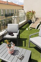 Suite Júnior, vista para o pátio | Terraço/pátio interior
