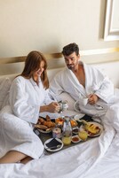 Opções para refeição no quarto