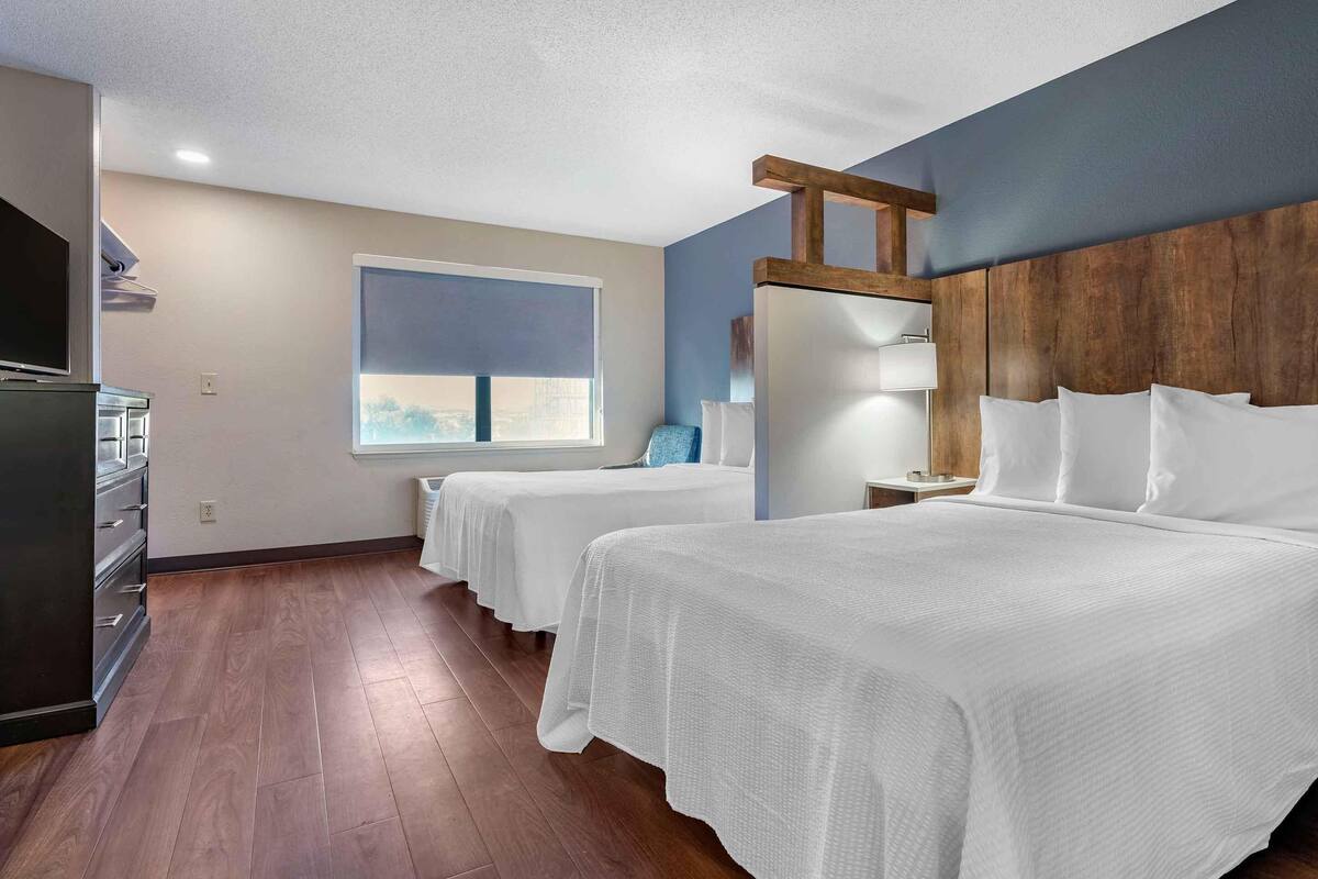 Estúdio, 2 camas de casal, não fumadores | Roupa de alta qualidade, secretária, ferro/tábua de engomar