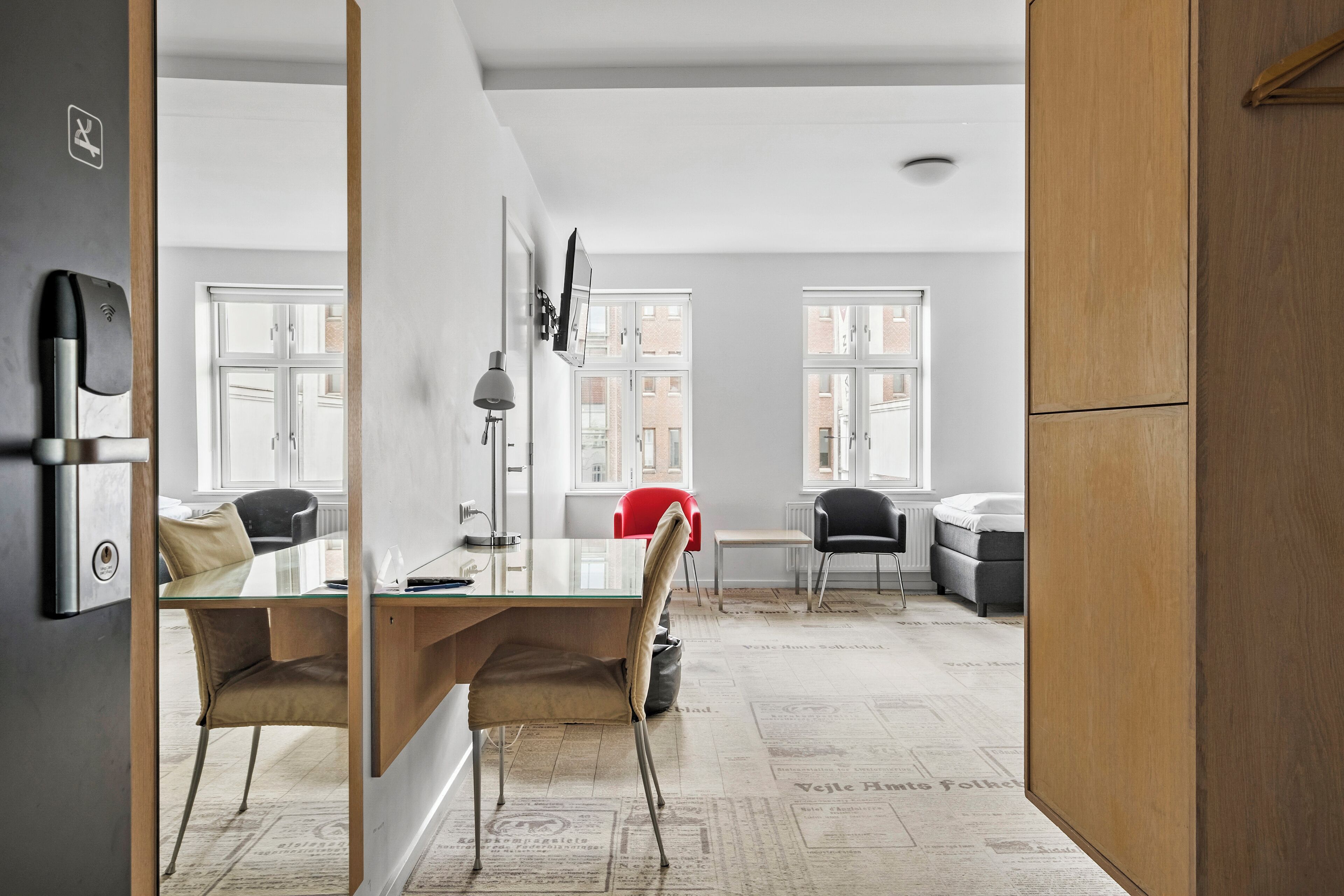 Quarto Familiar, várias camas, não fumadores | Roupa hipoalergénica, secretária 