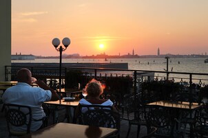 Terraço no piso superior
