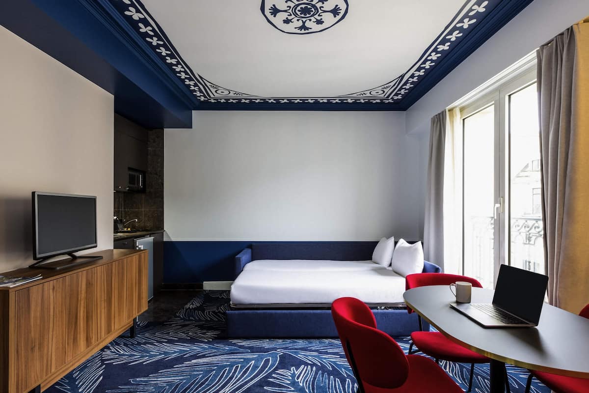 Apartamento, 1 quarto | 1 quarto, cofre no quarto, secretária, quartos insonorizados