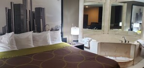 Suite-Estúdio Deluxe, 1 cama king-size, não fumadores | Cofre no quarto, secretária 