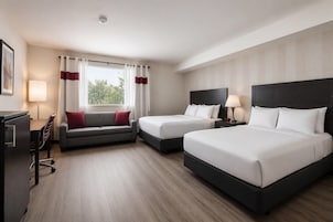 Quarto Standard, 2 camas queen-size, não fumadores | Roupa de alta qualidade, cofre no quarto, secretária 