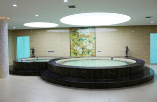 Banheira de hidromassagem interior