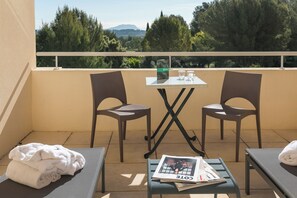 Quarto casal executivo | Terraço/pátio