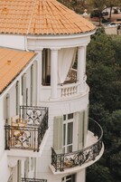 Salas para tratamentos a dois, sauna seca, banheira de hidromassagem