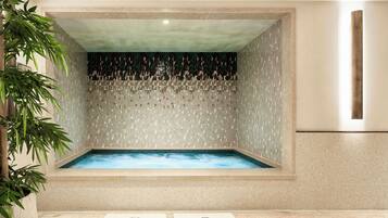 Sala(s) para tratamentos a casais, sauna, banheira de hidromassagem