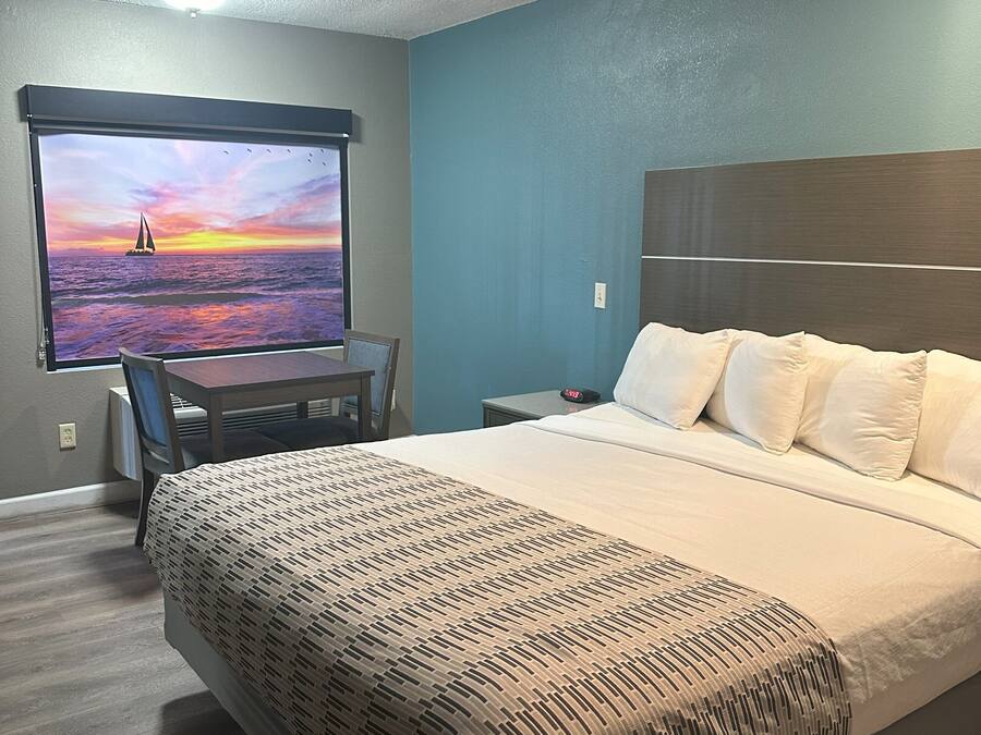 Quarto Individual Standard, 1 cama king-size, não fumadores | Secretária, cortinas/cortinados opacos, ferro/tábua de engomar