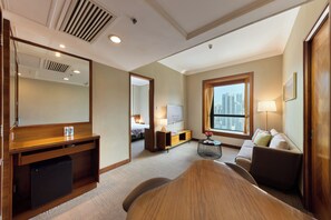 Executive Suite (25-32/F) | Sala de estar | Televisor 