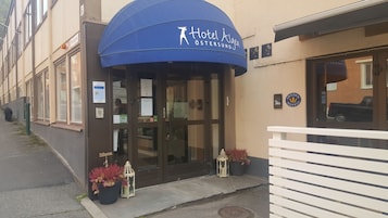 Entrada do alojamento