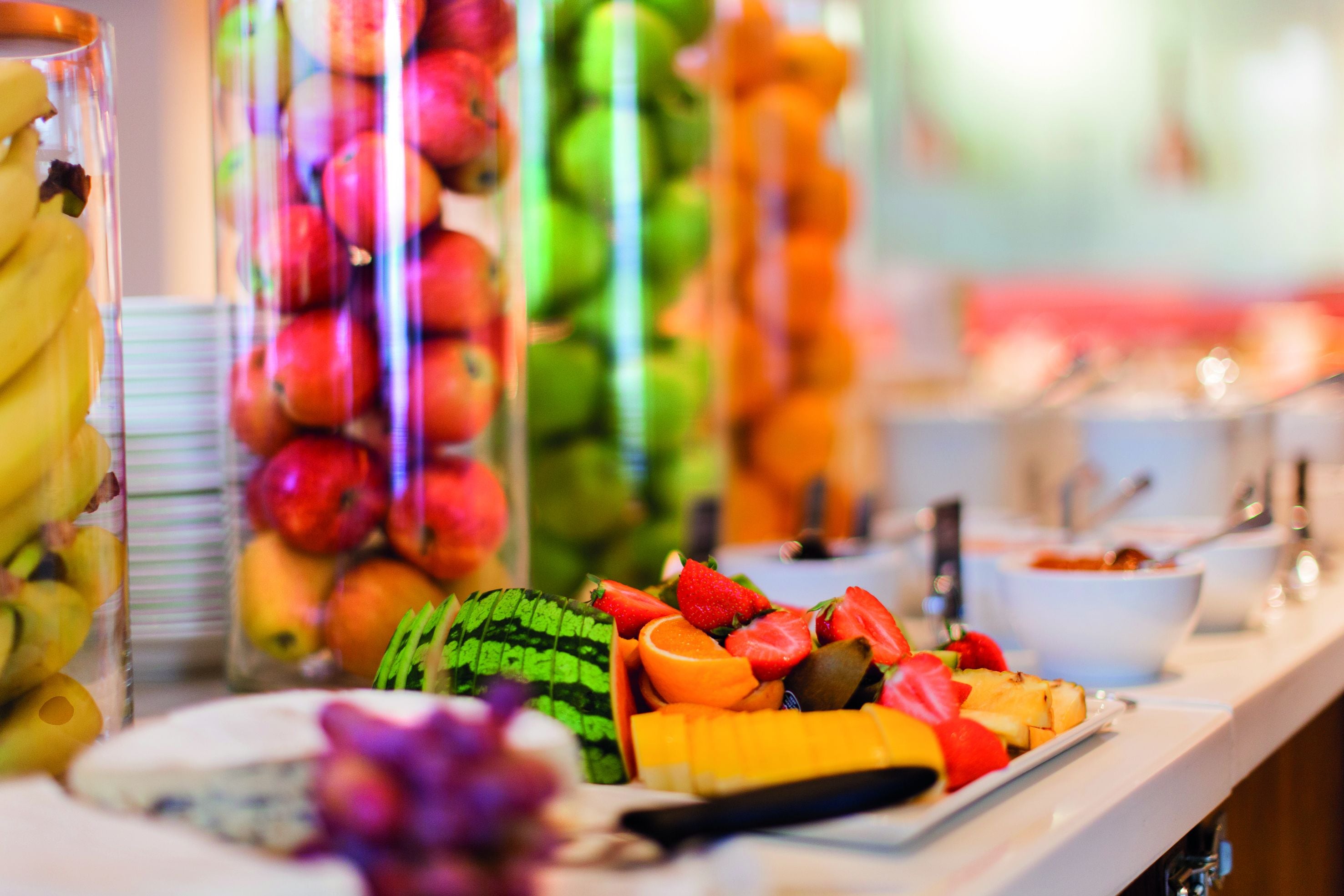 Café da manhã com buffet grátis