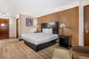 Quarto Standard, 1 cama king-size, não fumadores, frigorífico e micro-ondas | Roupa hipoalergénica, cofre no quarto 