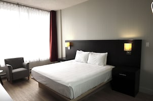 Suite, 1 cama king-size e sofá-cama (Distinction) | Roupa hipoalergénica, secretária