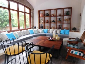 Sala de estar do lobby